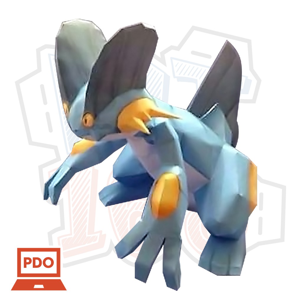 Pokemon Swampert Paper Model | Shopee Philippines
