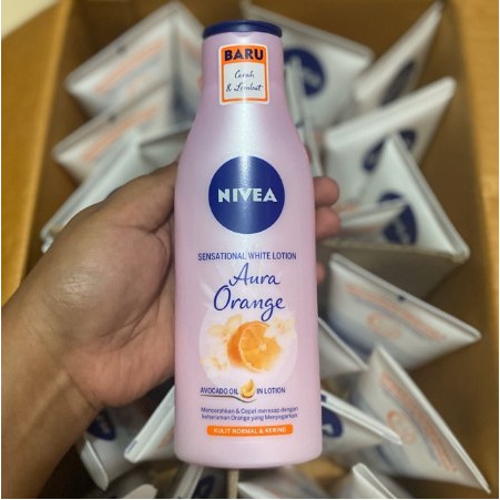 Nivea Sensational White Lotion Radiant Rose & Aura Orange 200ml ...