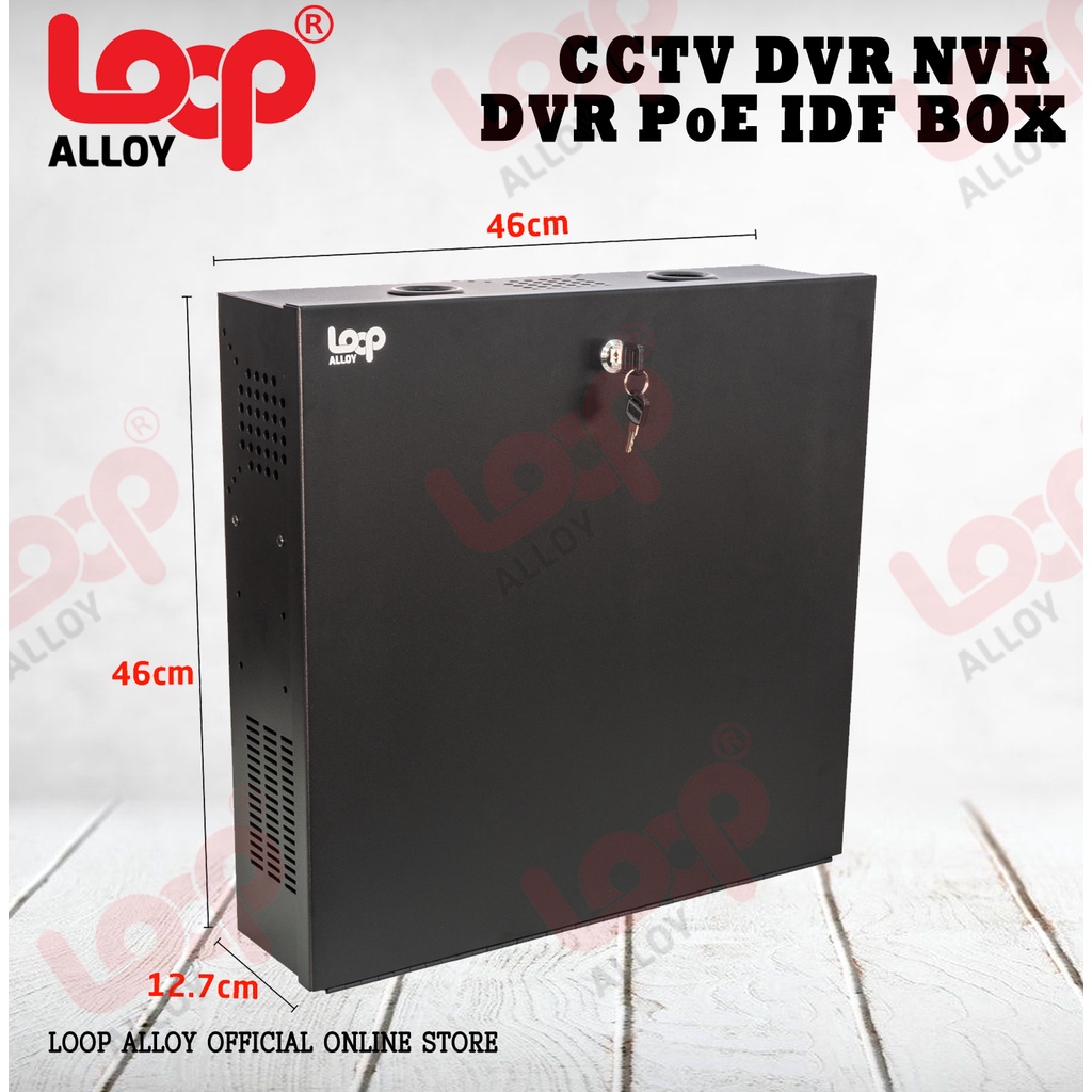 Loop ALLOY CCTV Dvr Nvr Poe Idf Box (Wall Mountable) | Shopee Philippines