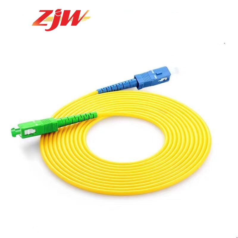 ZJW 3 Meter SC/ APC-SC /UPC Simplex singlemode fiber optic patch cord 3.0mm FTTH Cable | Shopee ...
