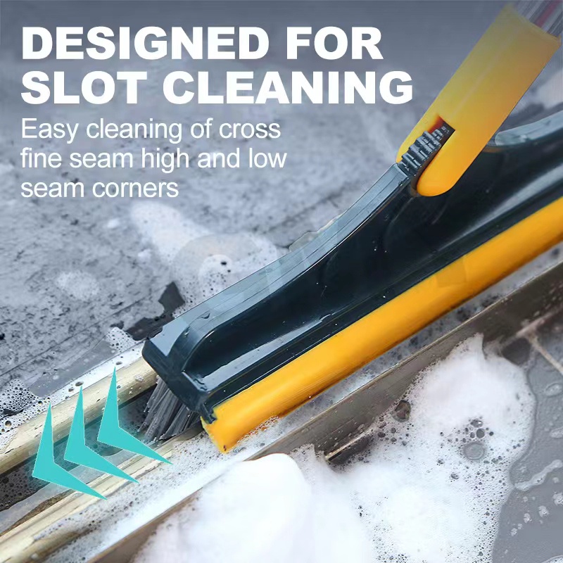 SNJ baby Floor Brush Scrub With Long Handle 120° Rotatable Head Wiper ...