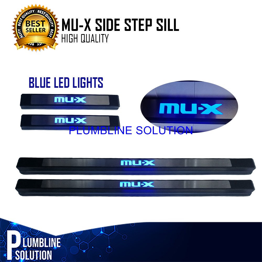 Side Step Sill for Isuzu MU-X / MUX 2016 - 2020 With LED High Quality ...