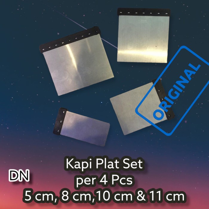 Kapi Plate Set 4 pcs / Kape Plate / Putty Scraper Set / Kape Putty ...