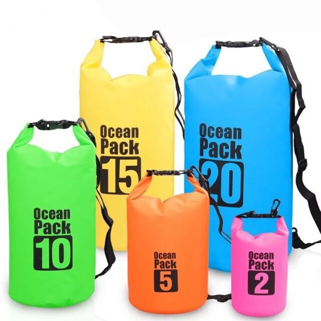 2L 3L 5L 10L 15L 20L (Makapal) Ocean pack Waterproof Dry bag ocean pack ...