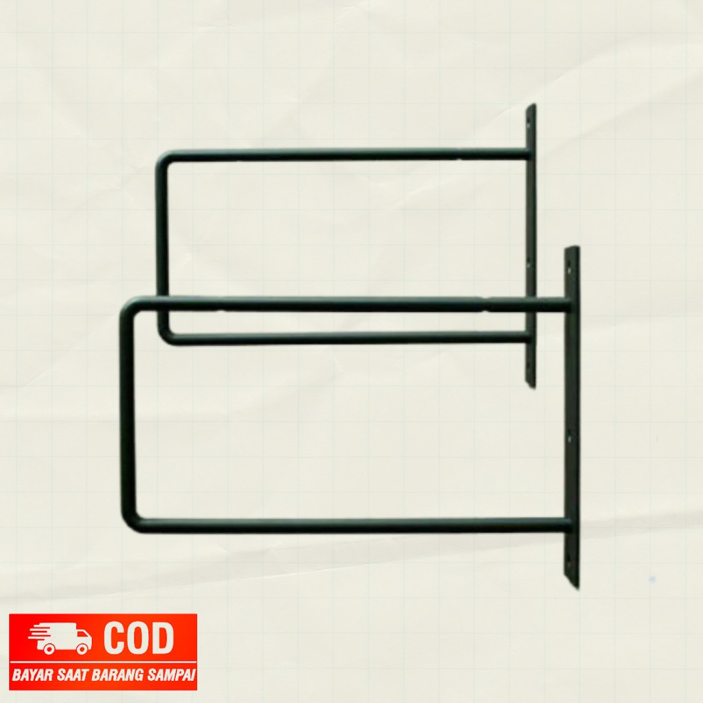SIKU GANTUNGAN Board Mounting Box Bracket/Elbow Bracket Iron Wall Shelf ...