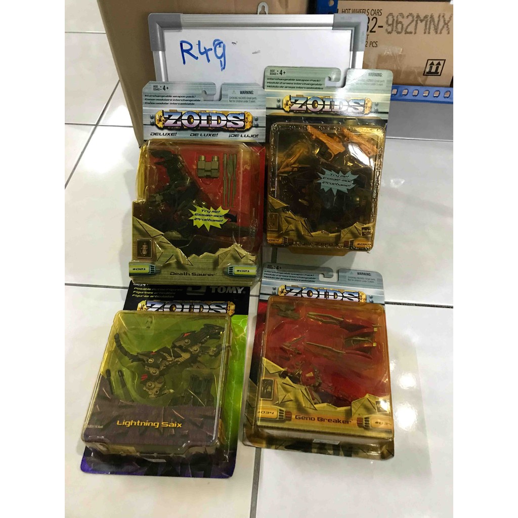 Old Hasbro Zoids Figure Liger Zero Geno Breaker Lightning Saix Death ...
