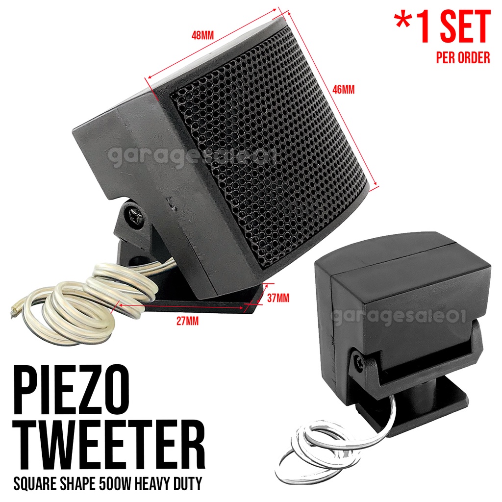 Square Piezo Tweeter 500W (Per Set) | Shopee Philippines