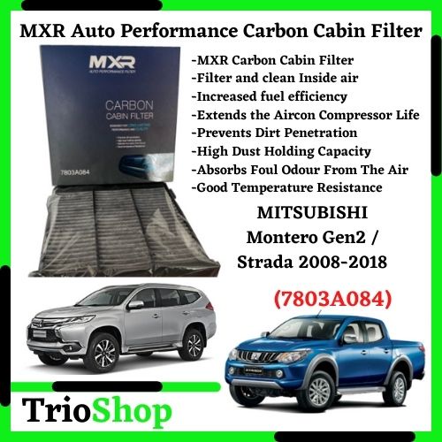 MXR Auto Performance Carbon Cabin Filter for MITSUBISHI Montero Gen2 ...