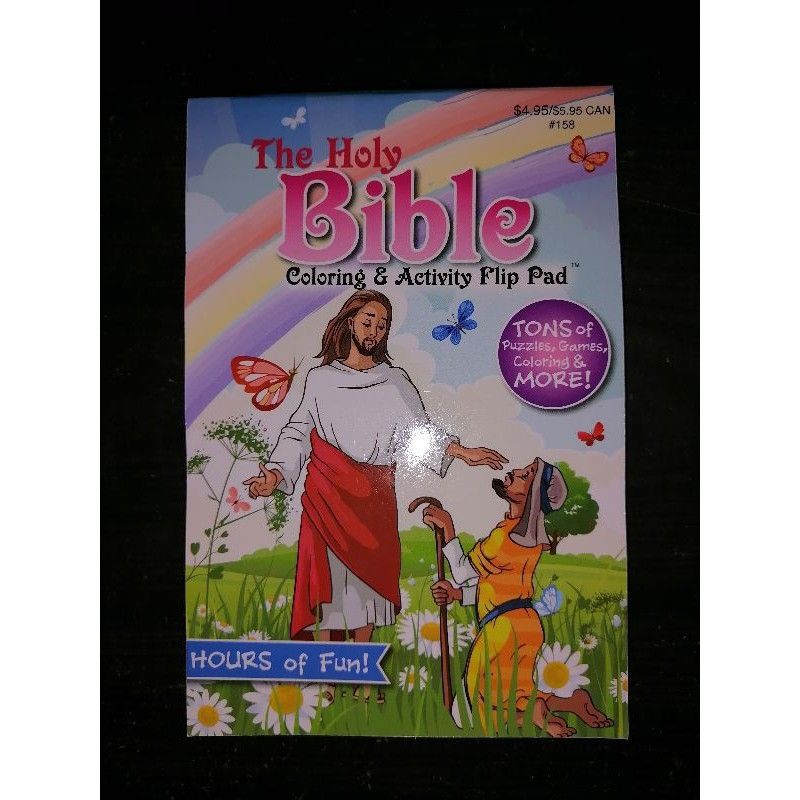 The Holy Bible Coloring & Activity Flip Pad | New Testament | brand new ...
