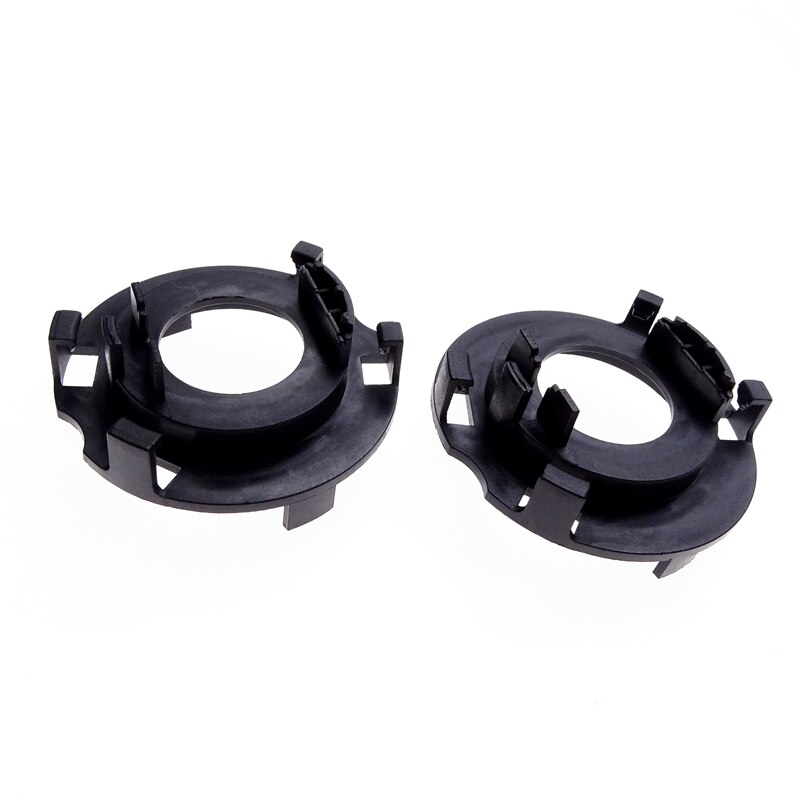 1 Pair Car Headlight Bulbs Holder Adapter Sockets H7 LED Lamp Base ...