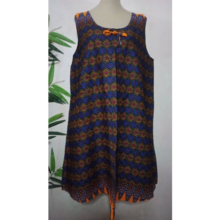 THAILAND 2X XXL COTTON DASTER DRESS PLUS SIZE WITH POCKET SLEEVELESS ...