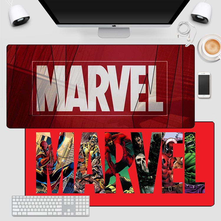 marvel Mouse Pad Avengers Game Oversized Customized Desk Thickened Waterproof Computer | Shopee ...