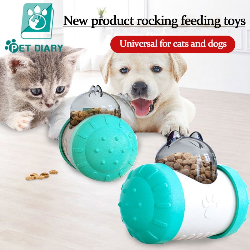 Pet dog toy cat toy Automatic Dog Food Container Dog Slow Feeder Toy ...