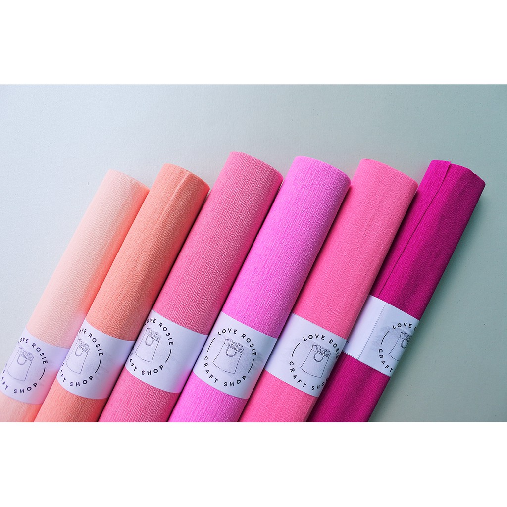 Italian Crepe Paper 60g Pink Palette (from Italy) | Shopee Philippines