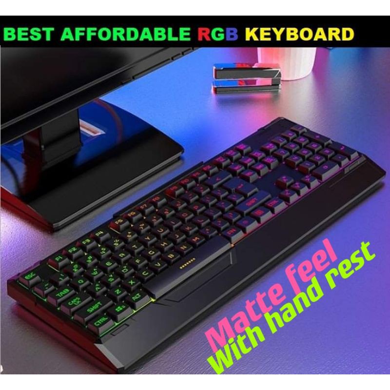 USB RGB Keyboard (gaming feel) | Shopee Philippines