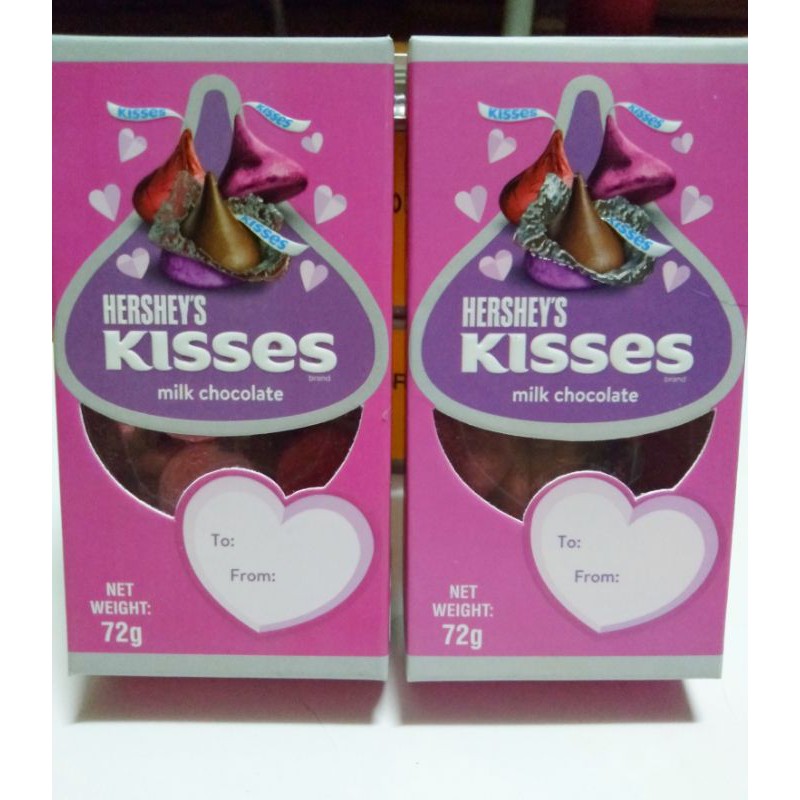 Hersheys Kisses Milk Chocolate 72 g (with write your own dedication at ...
