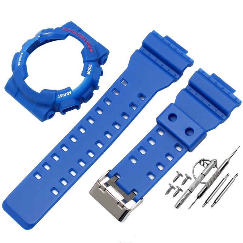 YIFILM Casio Strap Rubber Watch Accessories For G-SHOCK Case Strap GA ...