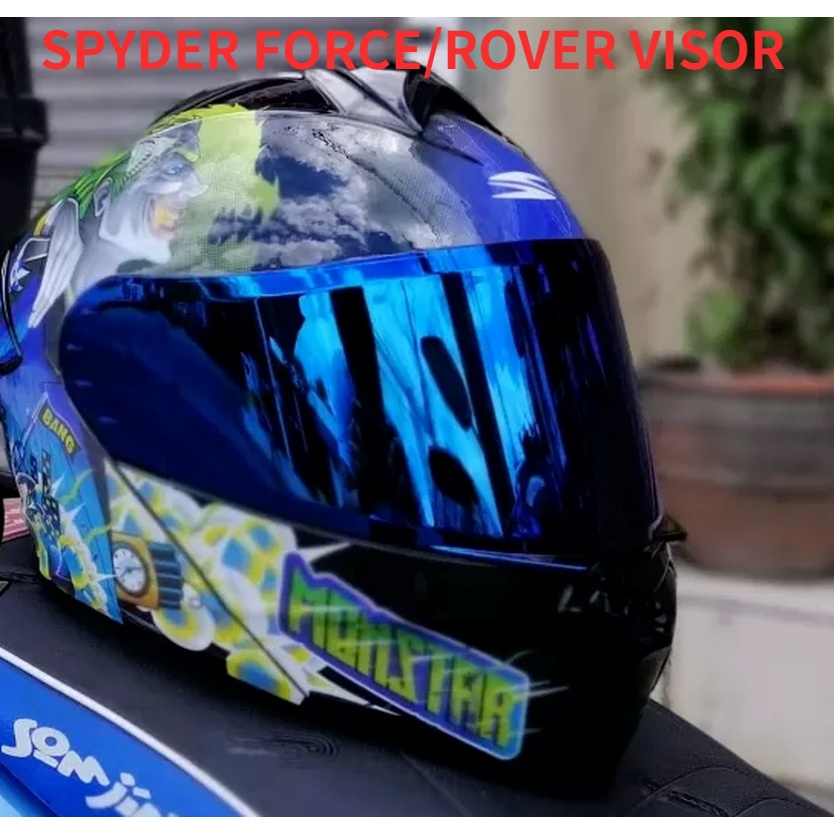 SPYDER FORCE/ROVER VISOR LENS IRIDIUM FLASH VISOR LENS FOR SPYDER ...