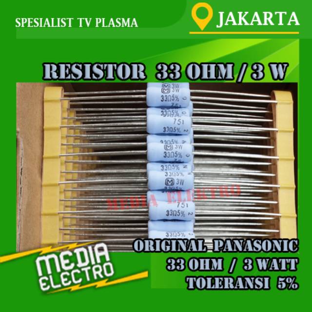 ORIGINAL RESISTOR 33 OHM 3 WATT | Shopee Philippines
