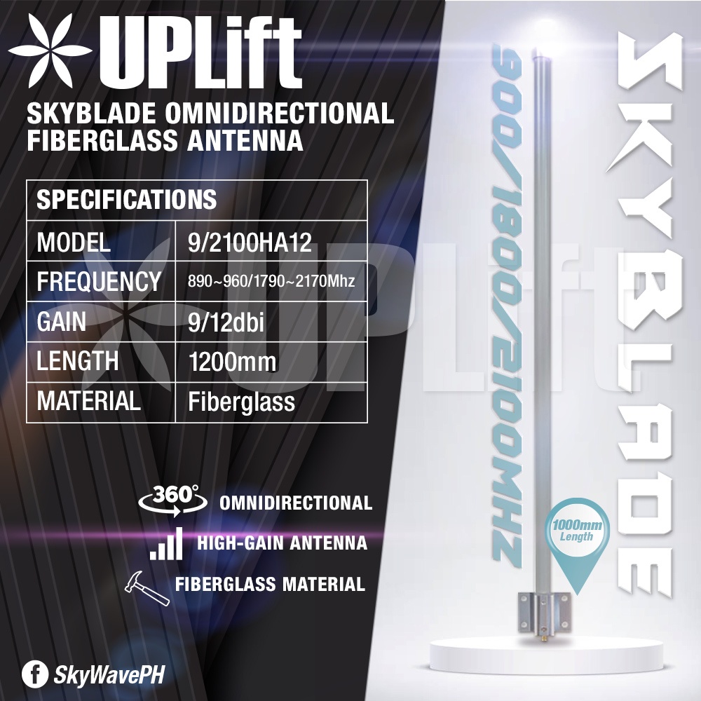 UPLIft SkyBlade SkyWave Omnidirectional Omni Antenna for Access Point ...
