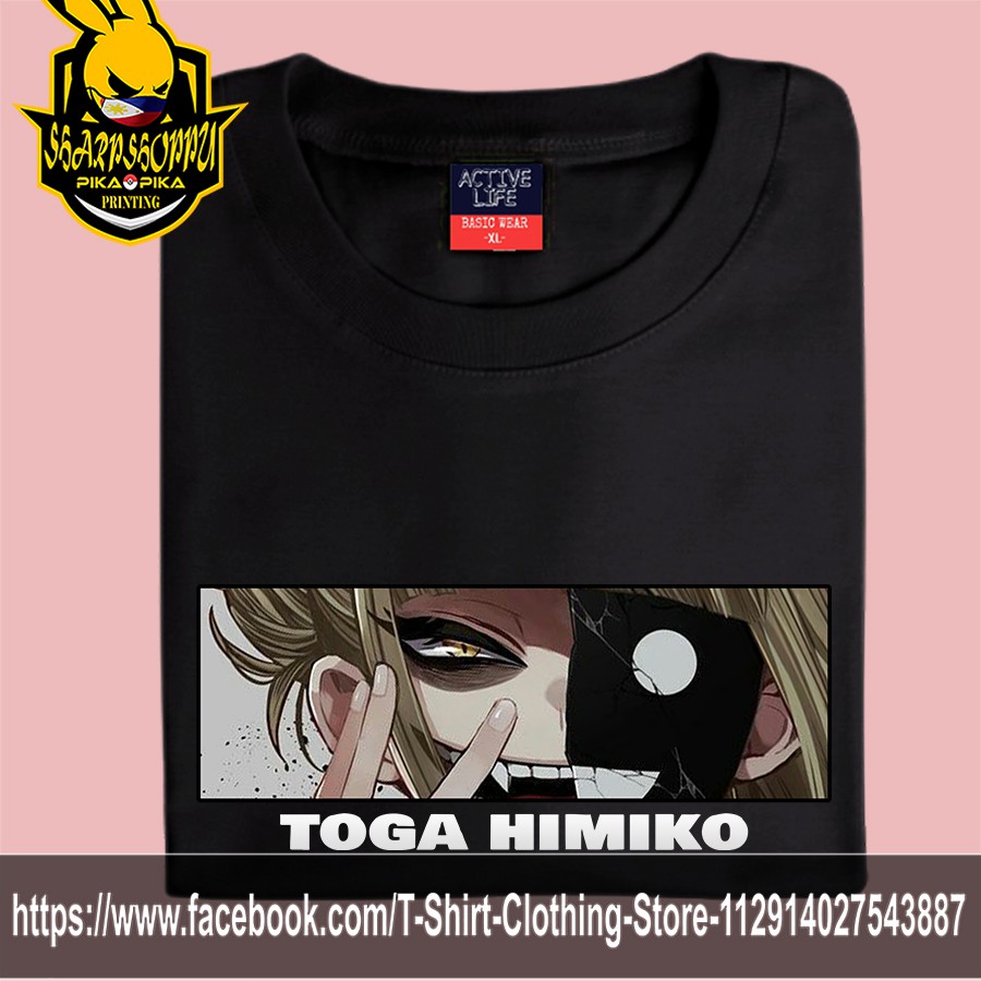 TOGA HIMIKO ANIME PRINT & DESIGN UNISEX TEE T-SHIRT | Shopee Philippines
