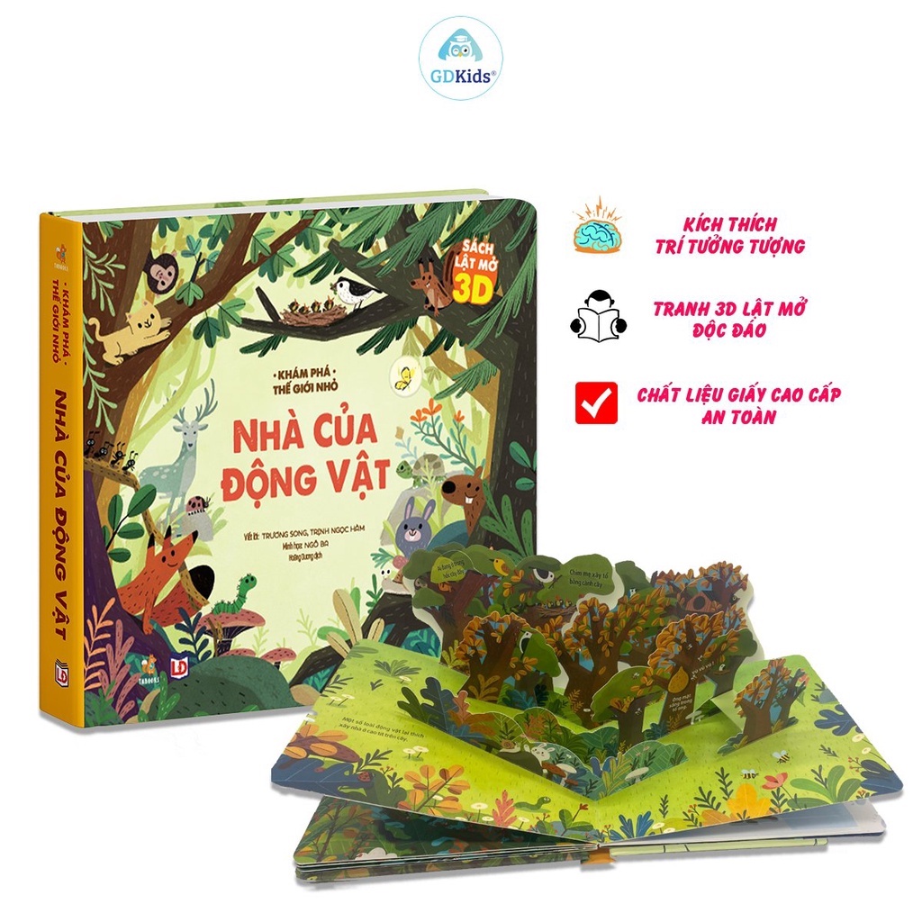 Interaction Book - Explore Small World - Animal Home (3D flip book for ...