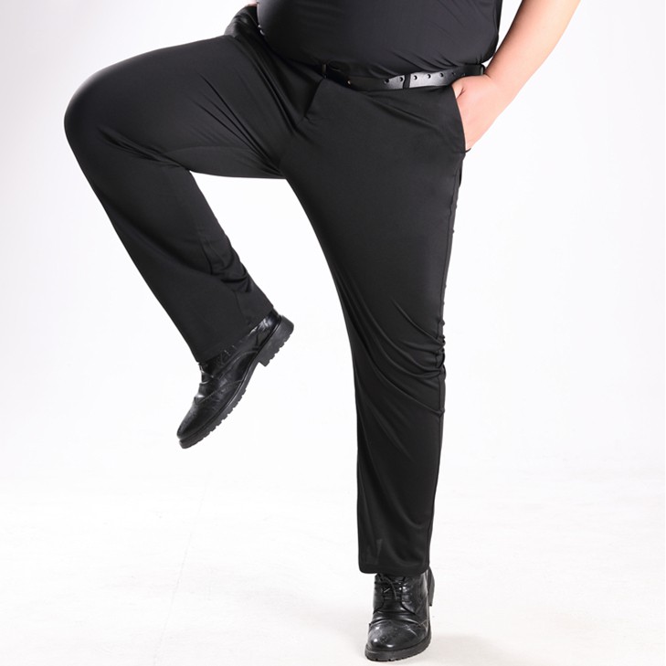 IN STOCK Men's Thick Formal Pants Non-ironing Big Plus Size Flexible ...