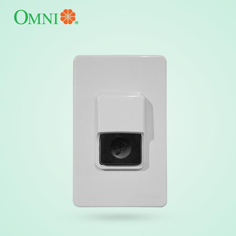 OMNI Push Button Doorbell with Weatherproof Design - 1A 300V AC/3A 30V ...