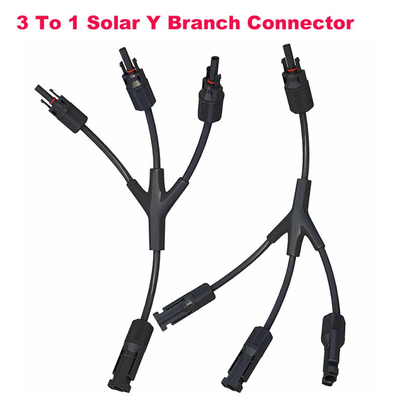3Y Branch Connection 30A 1000V Solar Connector IP67 Waterproof PV Solar ...