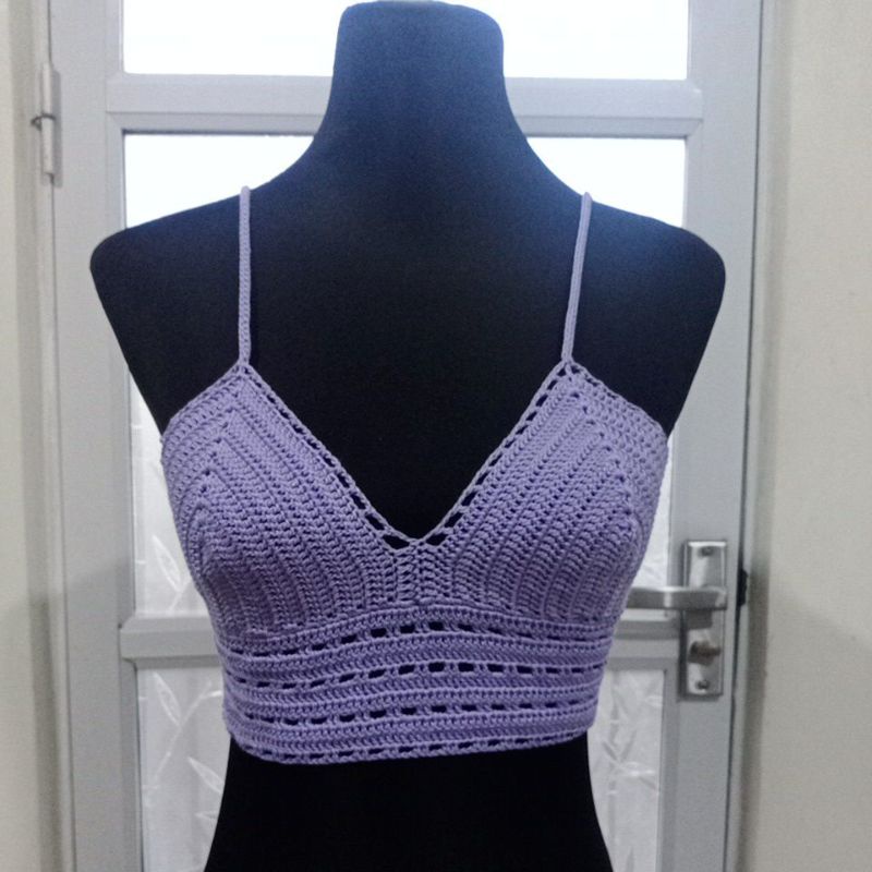 EVE CROCHET HANDMADE - CROCHET BRALETTE/ SUMMER/ SUMMER OOTD | Shopee ...