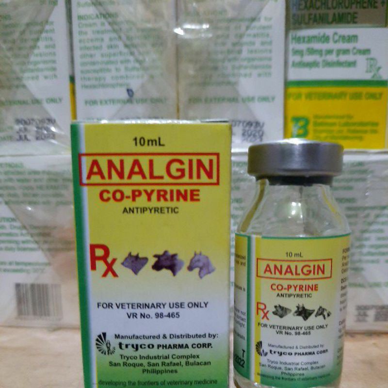 ANALGIN CO-PYRINE 10ml | Shopee Philippines