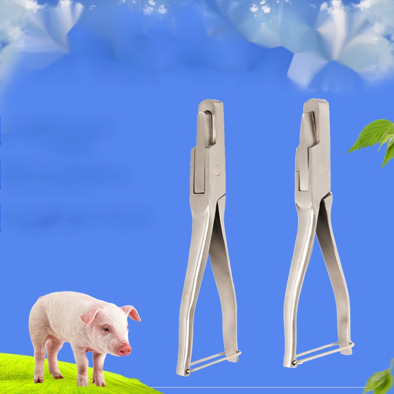 Stainless Steel U/V Shaped Ear Tong Plier Missing Pig Ear Tag Pliers ...