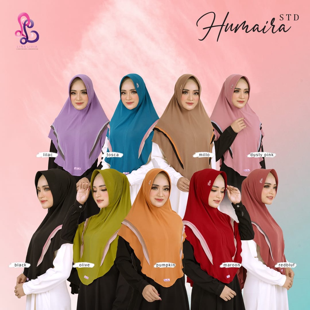 Humaira Standard By LinaLivia Hijab | Shopee Philippines
