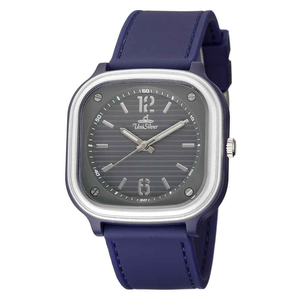 UniSilver TIME SPARQEE Unisex Analog Blue Rubber Watch KW3601-1102 ...