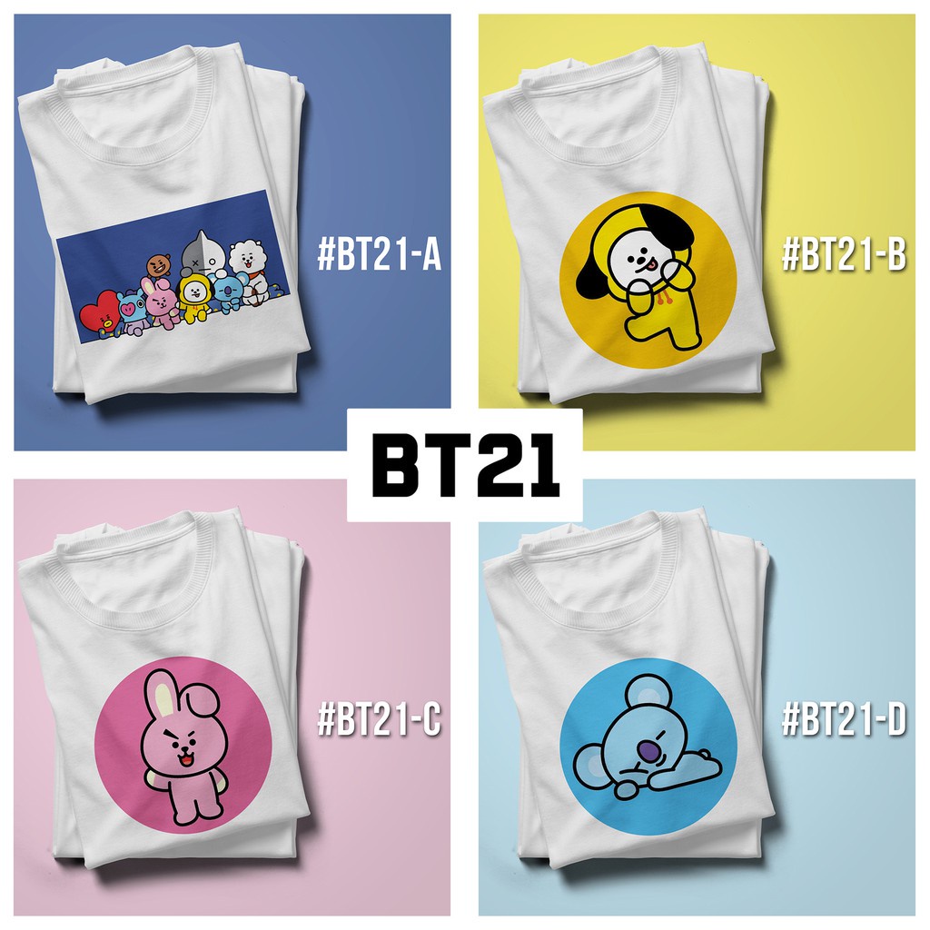 K-Pop BT Cartoon Army Cute Stylish Fashion Korean Tshirt (unisex mens ...