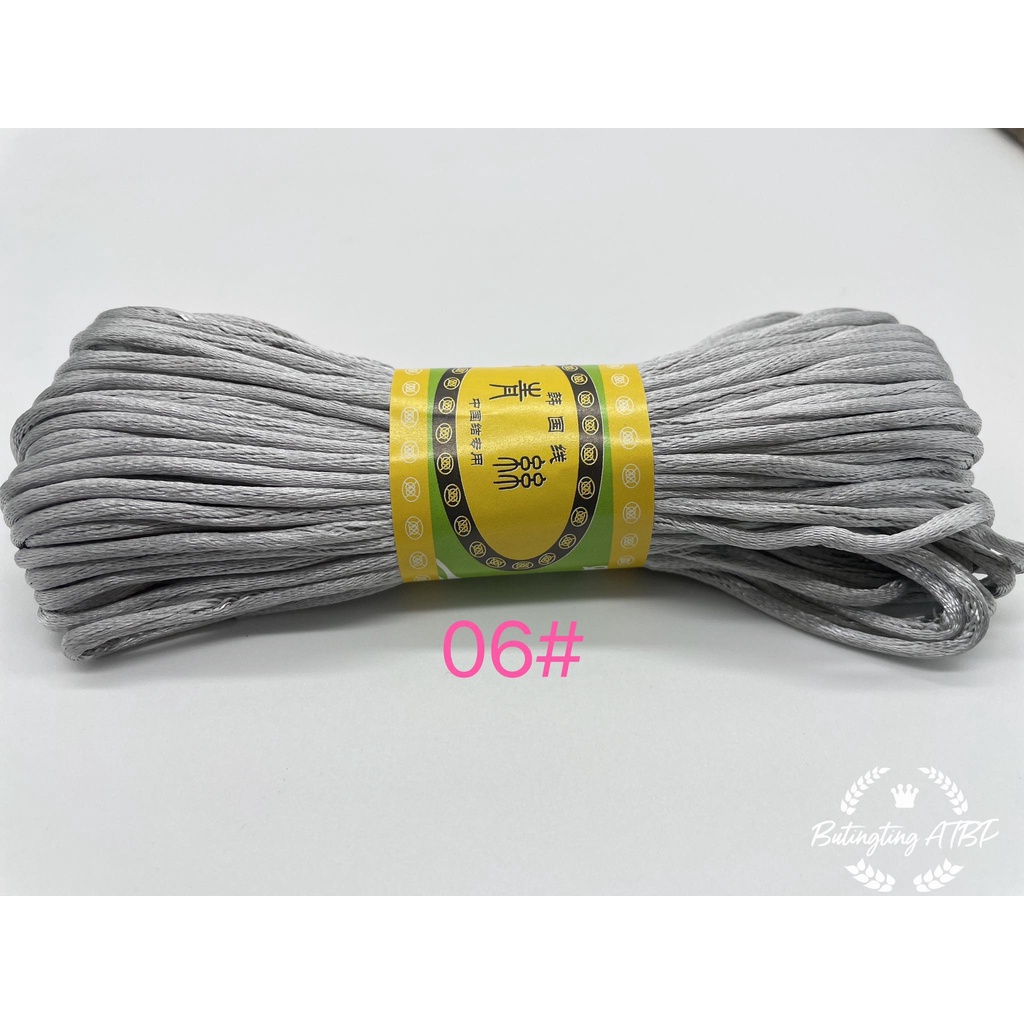 20 Yards/ bundle 2.5mm Polyester Braided Long Rope DIY Chinese Knot ...