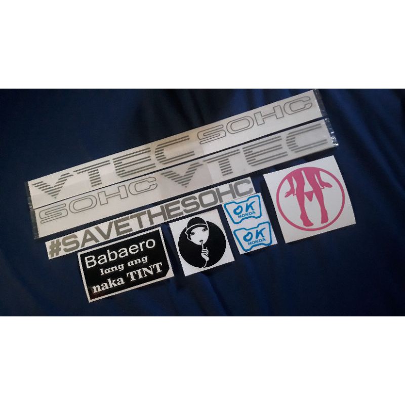 sohc vtec plus decals bundle | Shopee Philippines