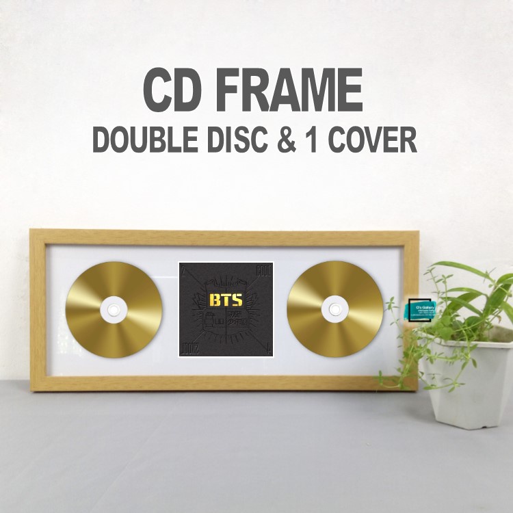 CD FRAME DOULE DISC WITH 1 COVER on center wall hang wall decor ...