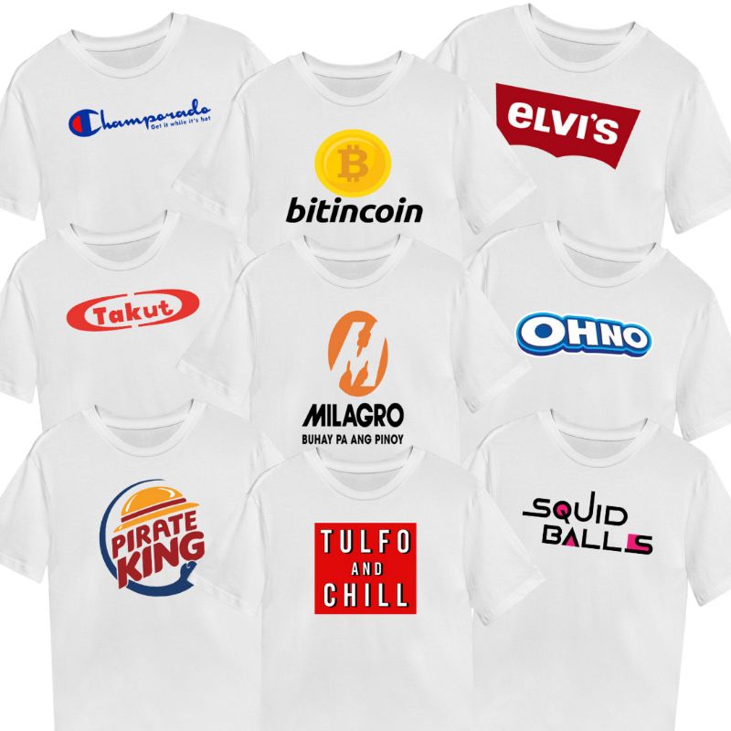 BRAND SPOOF TSHIRT / TRENDY SPOOF TEES (4) / TIKTOK SHIRT A4 / UNISEX ...