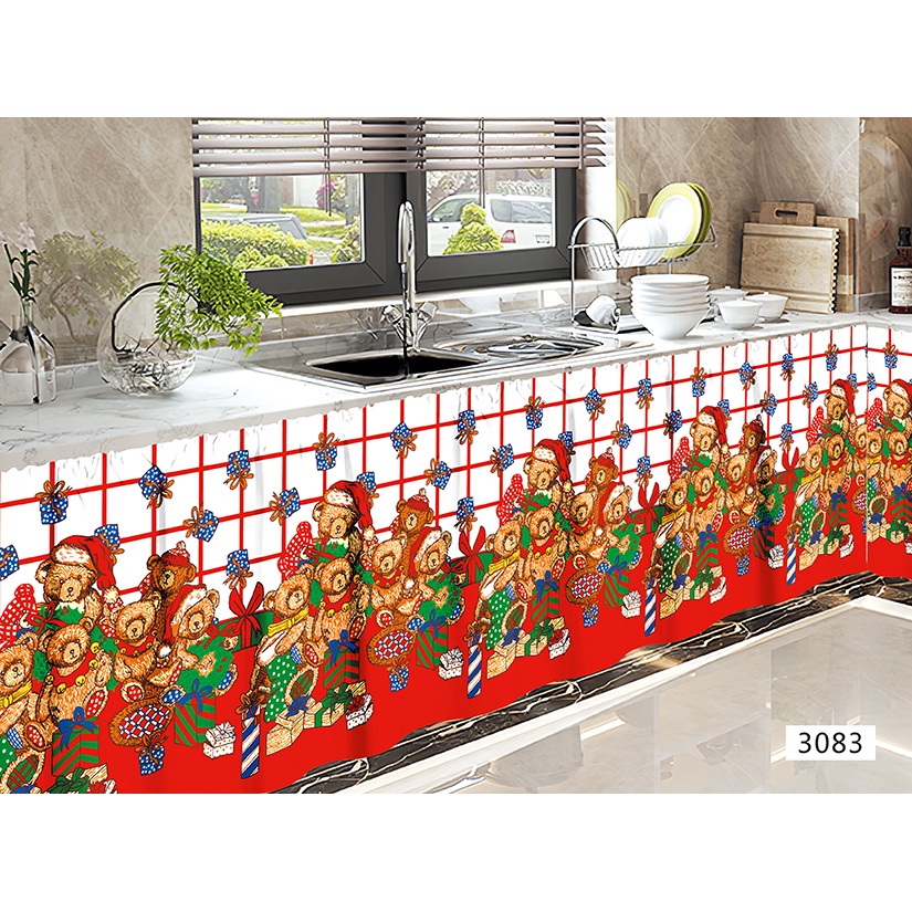 98K Lababo kitchen curtain short curtain 150*70cm | Shopee Philippines