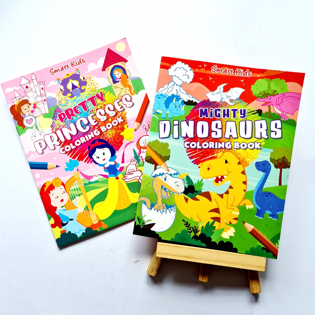 Smart Kids Coloring Books -Pretty Princess | Shopee Philippines