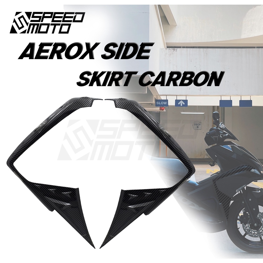 AEROX V1 SIDE BODY SKIRT Z-5437 / GARNISH CARBON COVER FOR YAMAHA AEROX ...