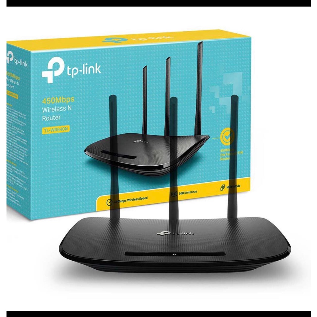 Tp-link WR-940N Wifi Transmitter Genuine 450Mbps Standard | Shopee ...