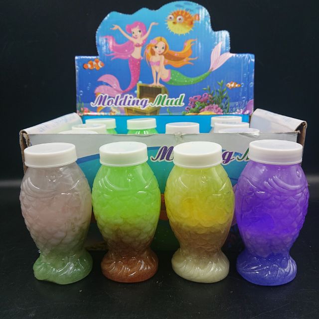 Slime Slime (Slime) Colour Miracle Atoms Multi-Colored Fish-Patterned ...