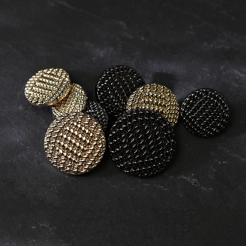 10 Pieces/lot High Quality Metal Shank Button Vintage Woven Design ...