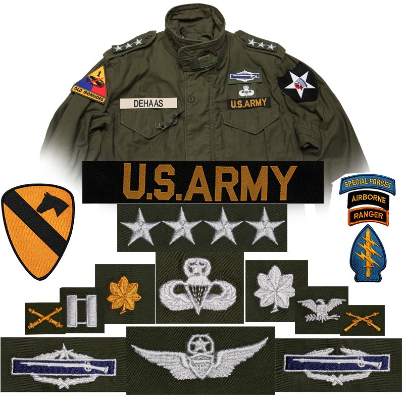 Vietnam War TCU Armband Patch M65 Windbreaker Armband 0G Shirt Badge ...