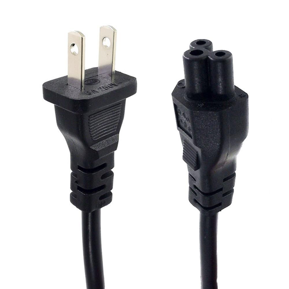 US to IEC 320 C5 Mickey Mouse Power Adapter Lead Cable For Laptop ...