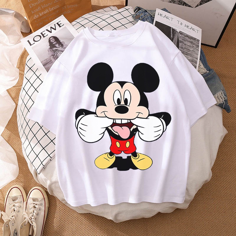 Woman Summer New 2022 Hot Cartoon Disney Mickey And Friends Minnie