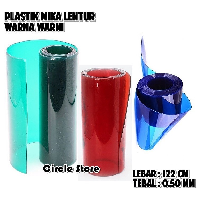 Plastic Mica Flexible Flexible PVC Colorful Width 122cm Thickness 0 ...