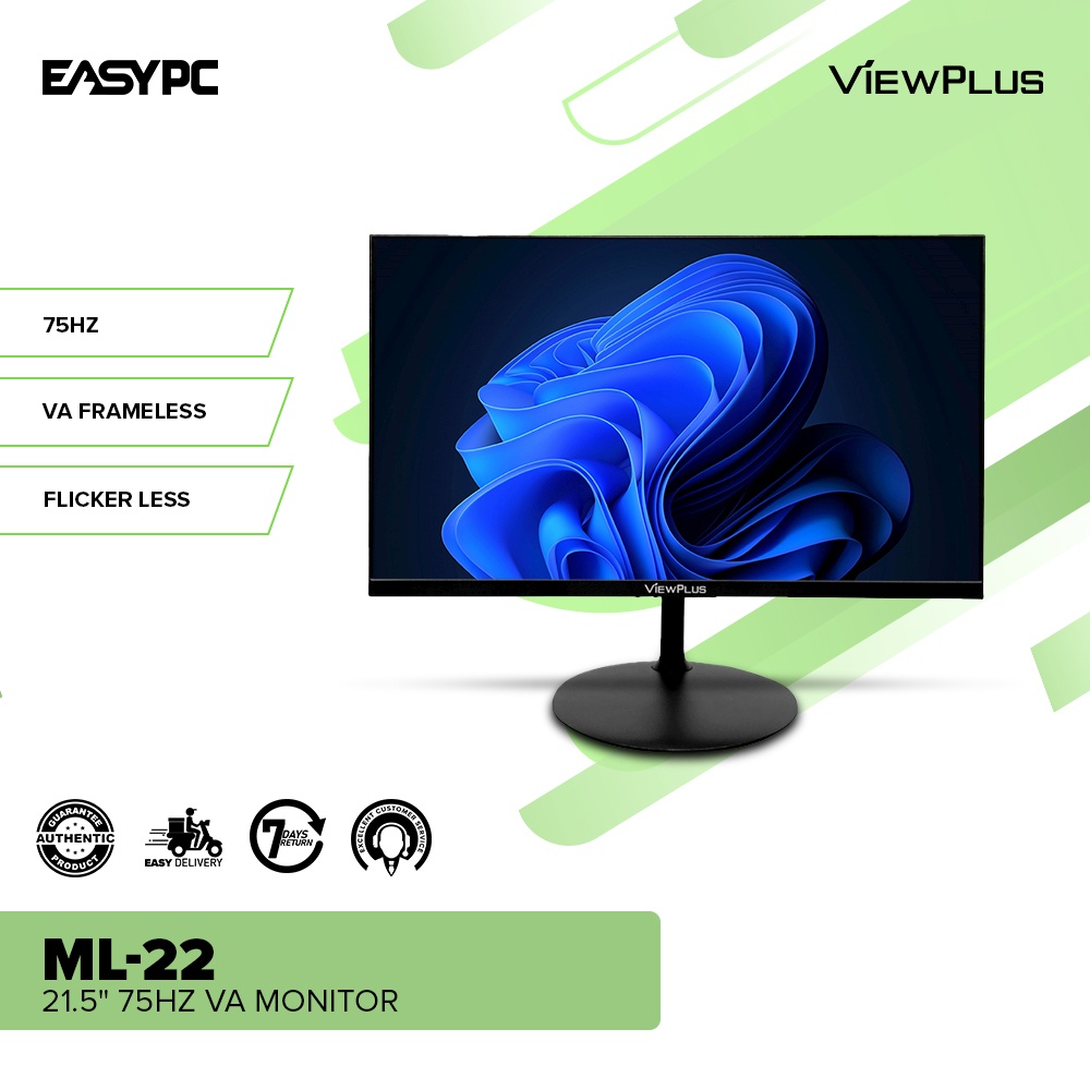 EasyPC | Viewplus ML-22 22 inch Monitor | 1080p Resolution | frameless ...